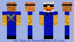 Agent Duck Warrior Minecraft Skin