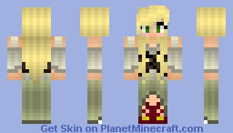 Gorgeous Villager Girl Minecraft Skin