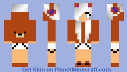 Bear Girl Minecraft Skin