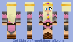 Blonde Blockbyblock Girl Minecraft Skin