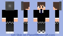 Cool backward hat dude Minecraft Skin