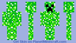 Creeper Minecraft Skin