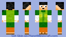 Rock Lee Minecraft Skin