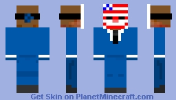 payday 2 dallas Minecraft Skin