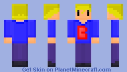 Blocky Blond Minecraft Skin