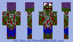 Freaking Murder Zombie Minecraft Skin