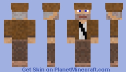 Indiana jones (Famous people series) Minecraft Skin