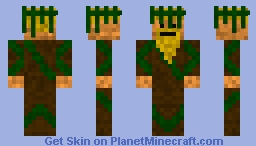 Jungle man Minecraft Skin