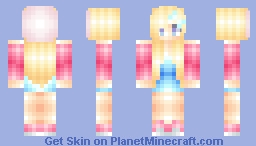 ɭɩᴛᴛɭɘ Multi Colored Dressed Girl Minecraft Skin