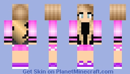 pink girl Minecraft Skin