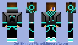 Neon Boy Minecraft Skin