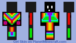 Rainbow Guy Minecraft Skin
