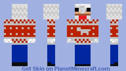 Chicken With Ugly Holiday Sweater :P Minecraft Skin