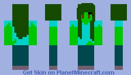 Zombie girl Minecraft Skin