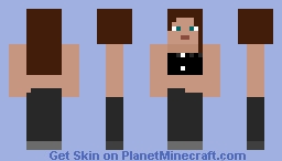 Auburn haired girl in corset Minecraft Skin