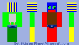 Crazy Speedo Jetpack Man Minecraft Skin