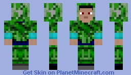 12 - Creeper Hunter Minecraft Skin