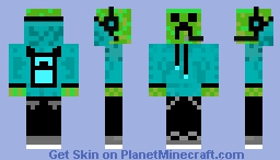 dj creeper Minecraft Skin