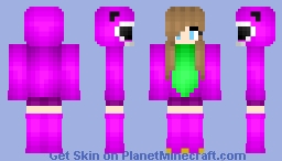 Barney girl Minecraft Skin