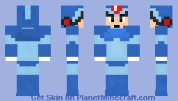 Mega Man X Minecraft Skin