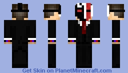 Suit up- payday 2 skin Minecraft Skin