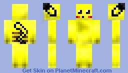 Pikachu Minecraft Skin