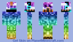 Color Creeper Minecraft Skin