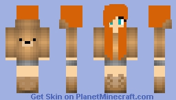 Cute Bear Girl by:jameshbkk Minecraft Skin