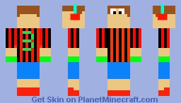 Goalie with Beats Minecraft Skin