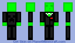 Slime in suit Minecraft Skin
