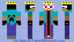 King Of The Noobs Minecraft Skin