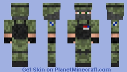 3rd ID Military Soldier Minecraft Skin