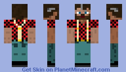Holzfäller Steve / Lumberjack Steve Minecraft Skin