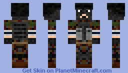 BF4 RU Support Firestarter Minecraft Skin
