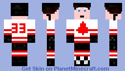 Canadian Hockey Player Minecraft Skin