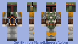 boba feet Minecraft Skin