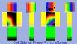 Derpy Rainbow Minecraft Skin