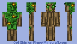 Mossy Tree creature Minecraft Skin