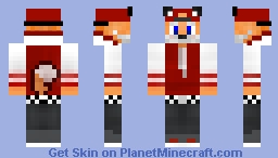 Fox With snapback Minecraft Skin
