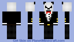 Normal panda in a suit Minecraft Skin