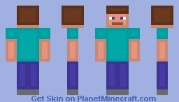 Simple steve Minecraft Skin
