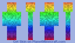 Rainbow Man Minecraft Skin