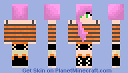 Spring Time Orange Minecraft Skin