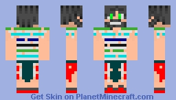 Stranded Man Minecraft Skin