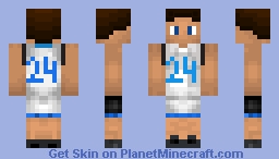 Basketball player Minecraft Skin