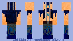 Blue Fire Minecraft Skin