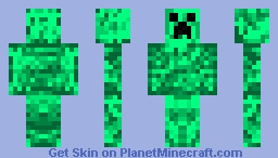 pink creeper Minecraft Skin