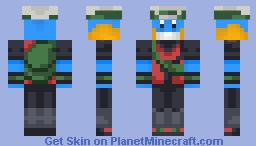 Mudkip Pokemon Trainer (Emerald) Minecraft Skin