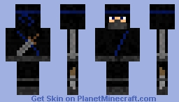 Ninja Blue Edition Minecraft Skin
