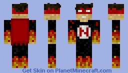 Nitro the Pyromaniac Minecraft Skin